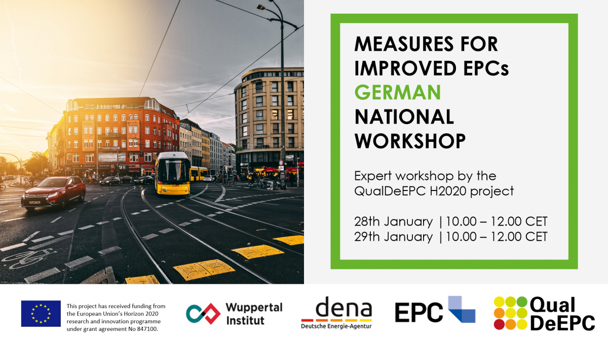 QualDeEPC National Expert Workshop GERMANY – Part 2 – QualDeEPC